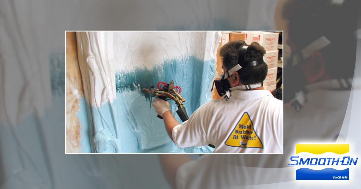 Using EZ-Spray™ 45 Urethane to Make a Mold of a Large Fountain